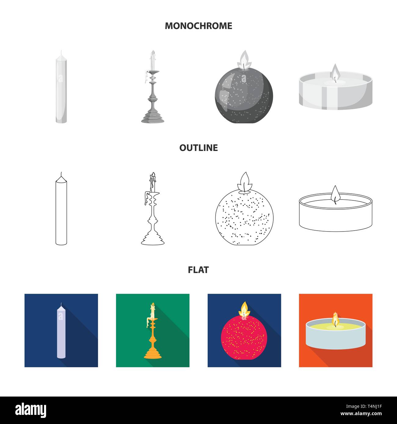 Vector illustration of relaxation and flame symbol. Set of relaxation ...