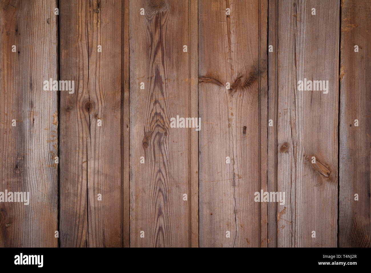 Old scratched wooden table background top view Stock Photo - Alamy