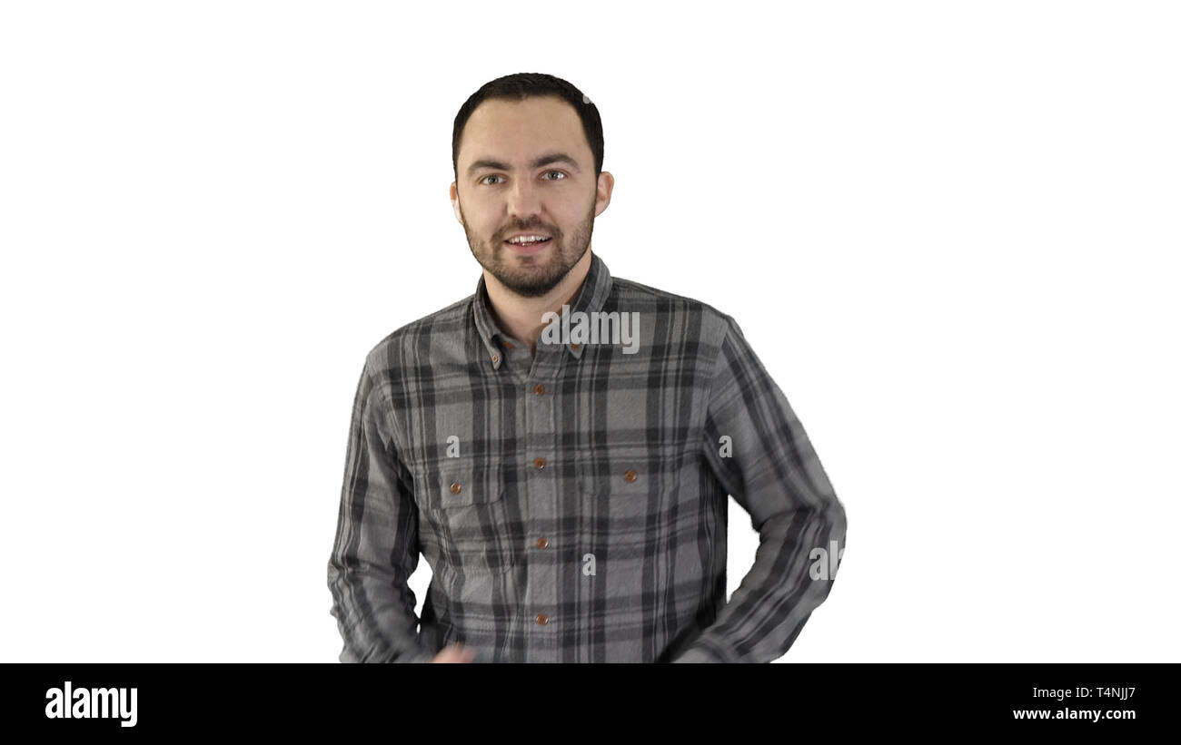 4k video portrait happy man hi-res stock photography and images - Alamy