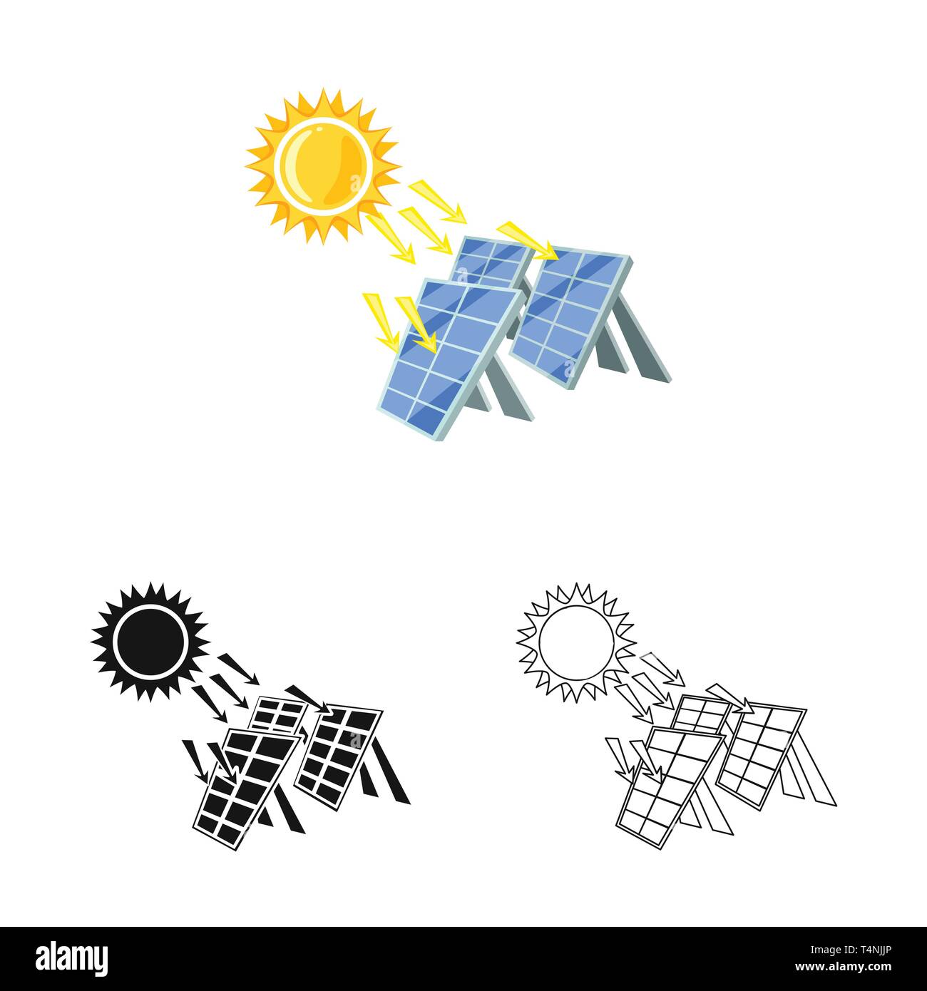 Vector design of thermal and station symbol. Collection of thermal and ...