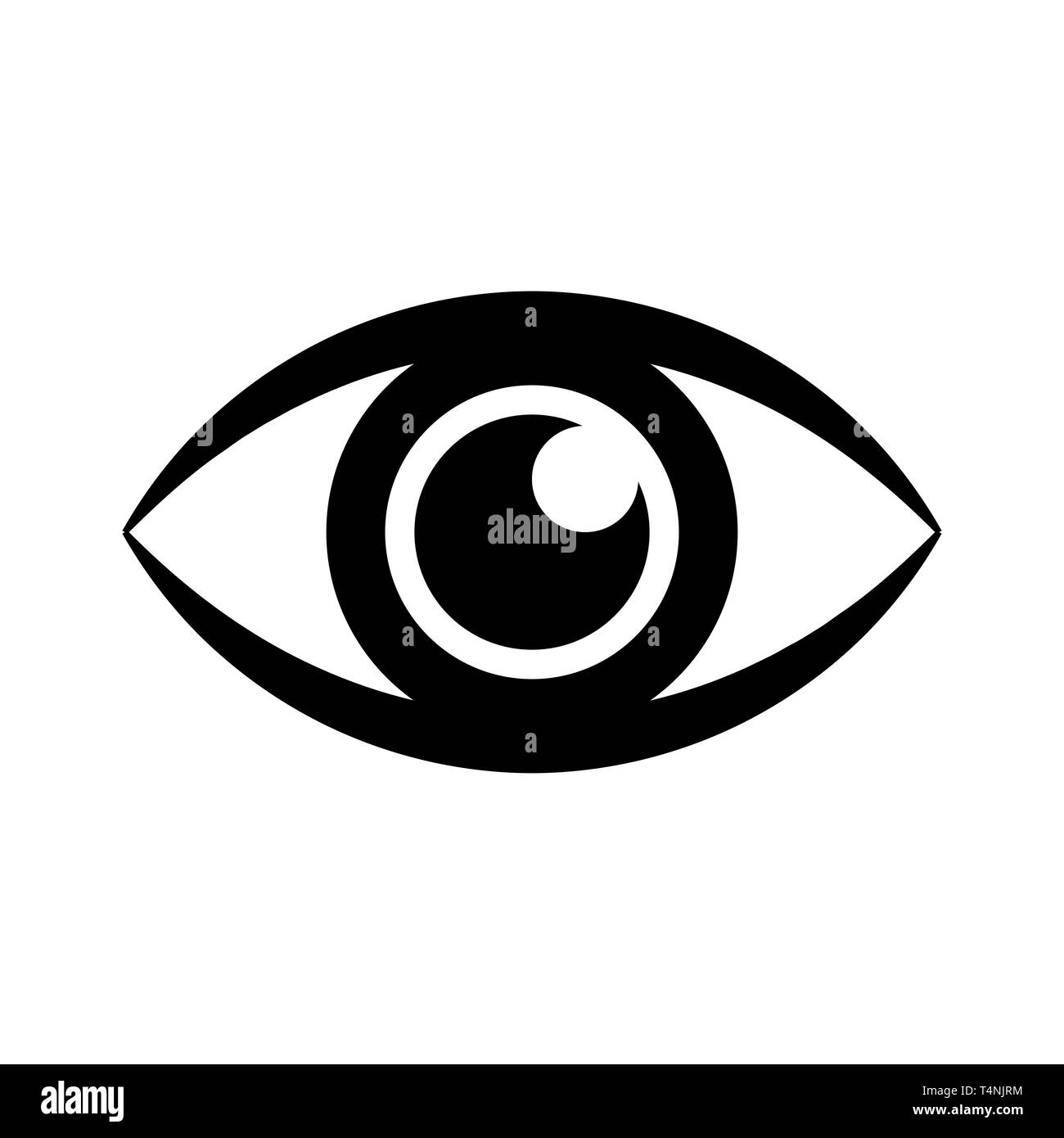Eye icon logo. Look and Vision icons. Vector and illustration Stock ...
