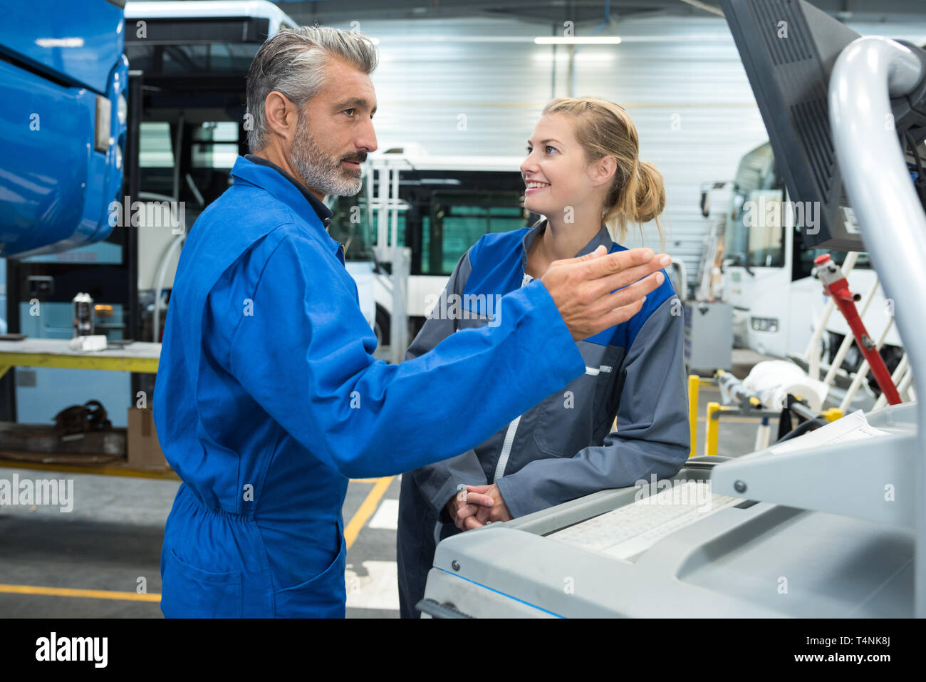 Female supervisor giving instructions hi-res stock photography and ...