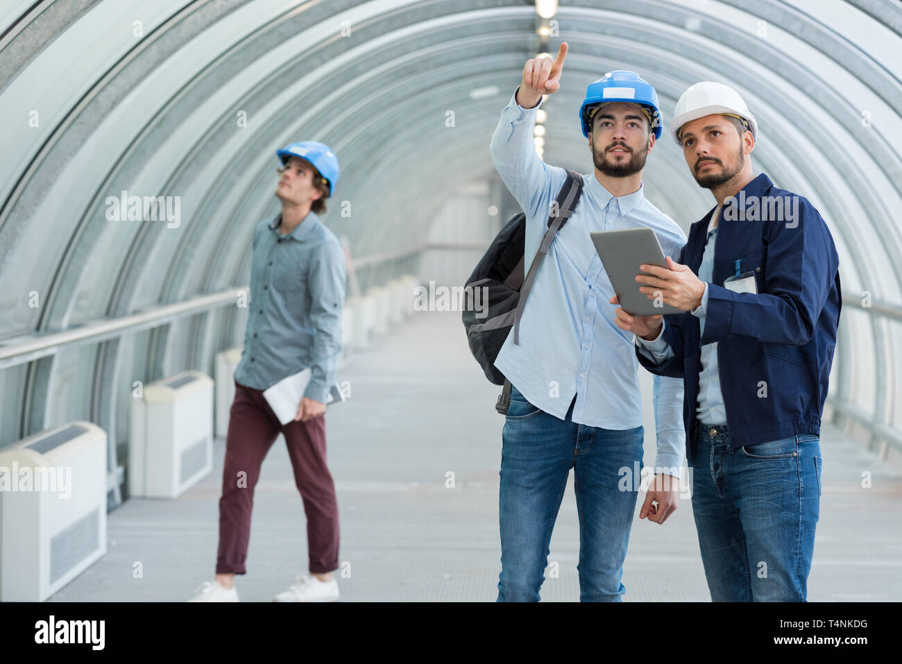engineers pointing at something Stock Photo - Alamy