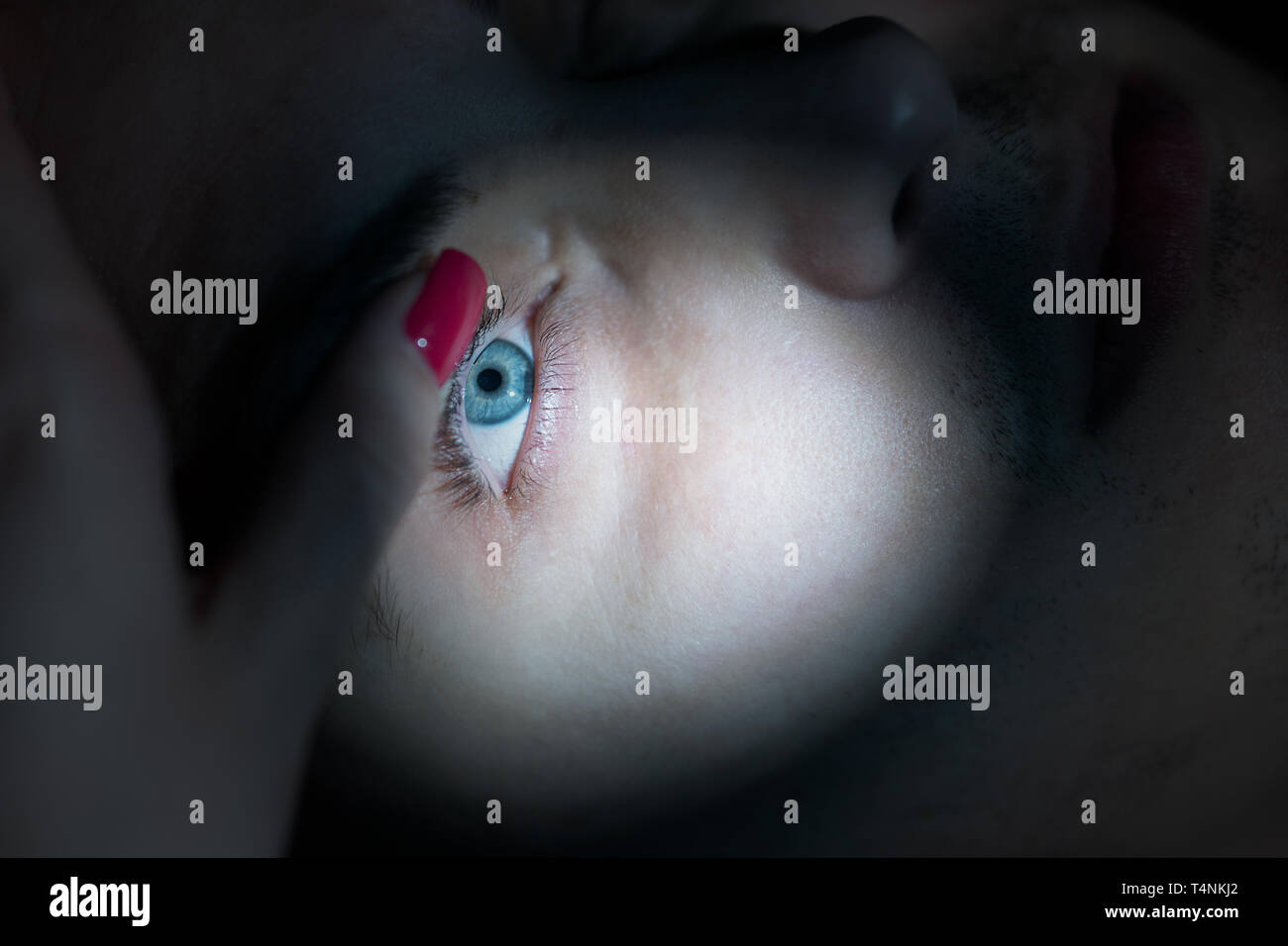 The doctor drug addict in the hospital hi-res stock photography and ...