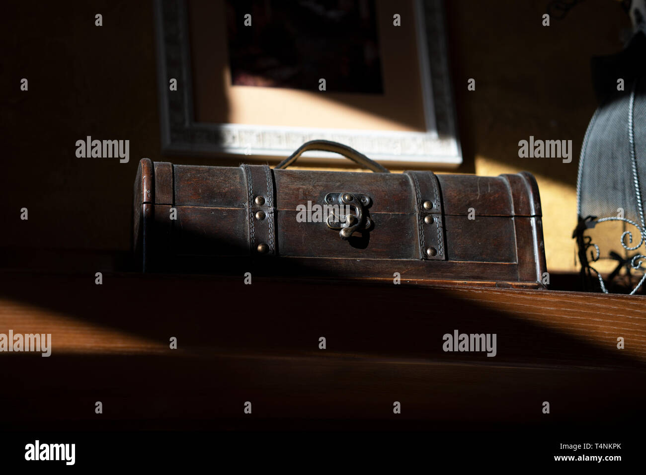 Old decorated chest in hi-res stock photography and images - Alamy