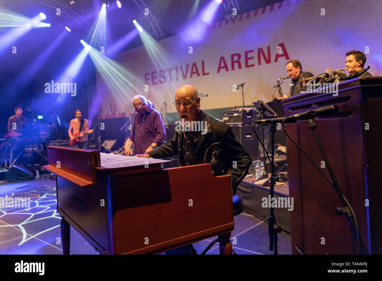Frankfurt am Main, Germany - April 2nd 2019: John 'Rabbit' Bundrick ...