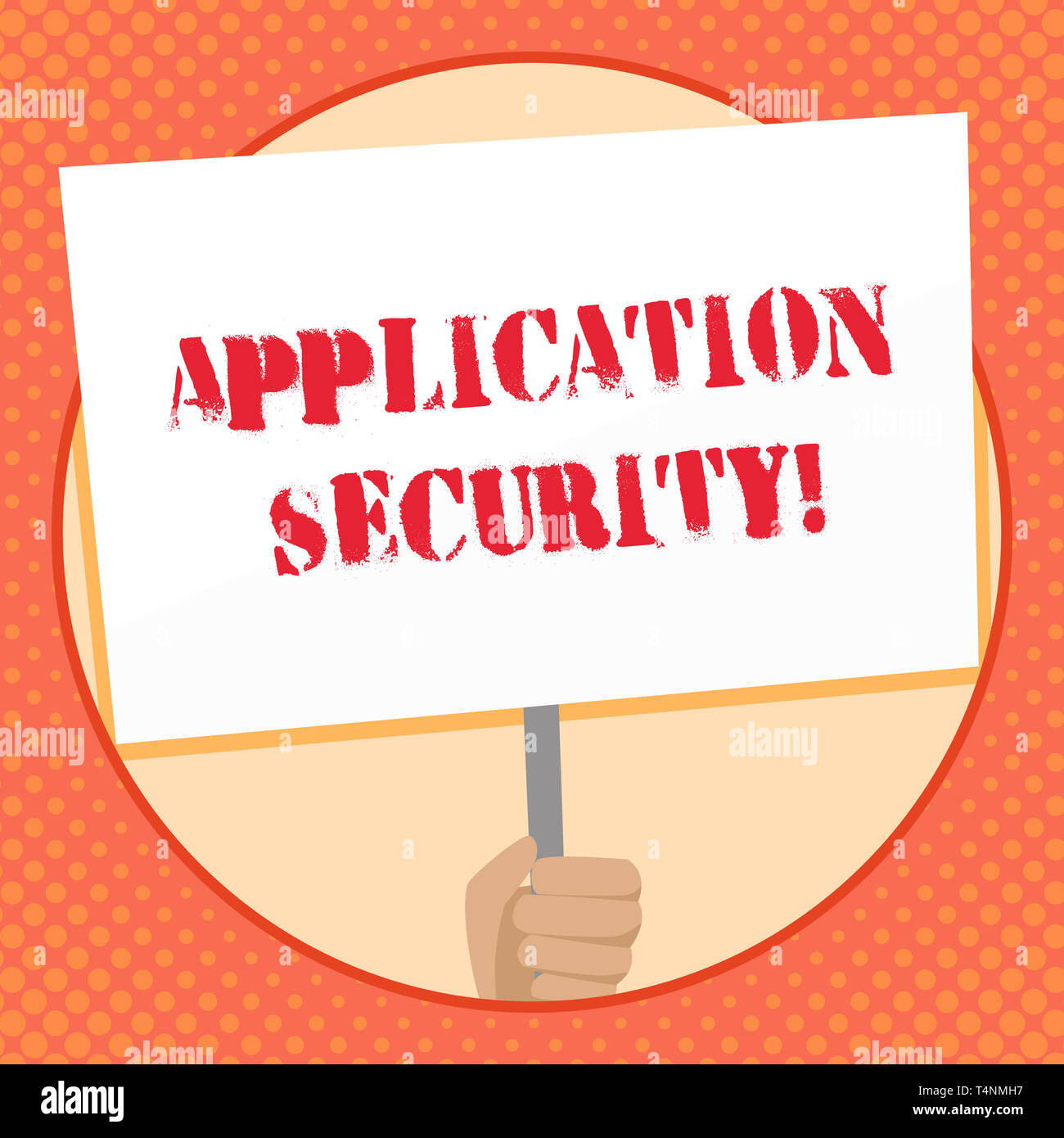 Writing note showing Application Security. Business concept for methods ...
