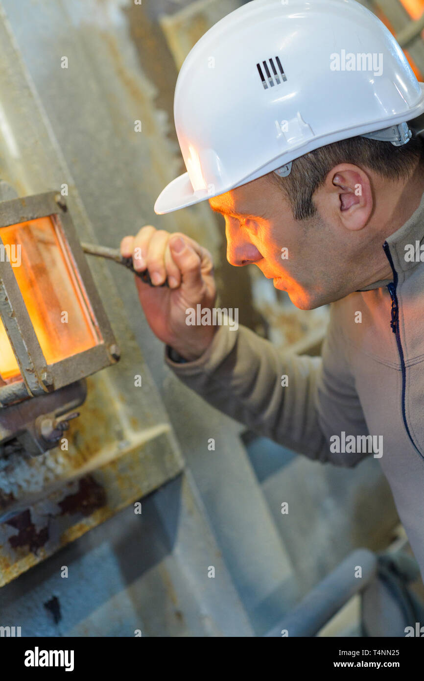 Checking the pumps checking the pumps hi-res stock photography and ...
