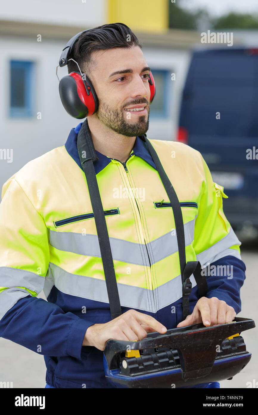 Overhead crane remote hi-res stock photography and images - Alamy
