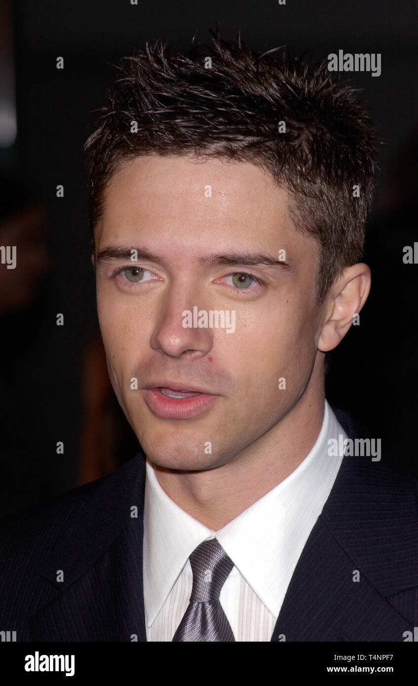 LOS ANGELES, CA. December 06, 2004: Actor TOPHER GRACE at the world ...