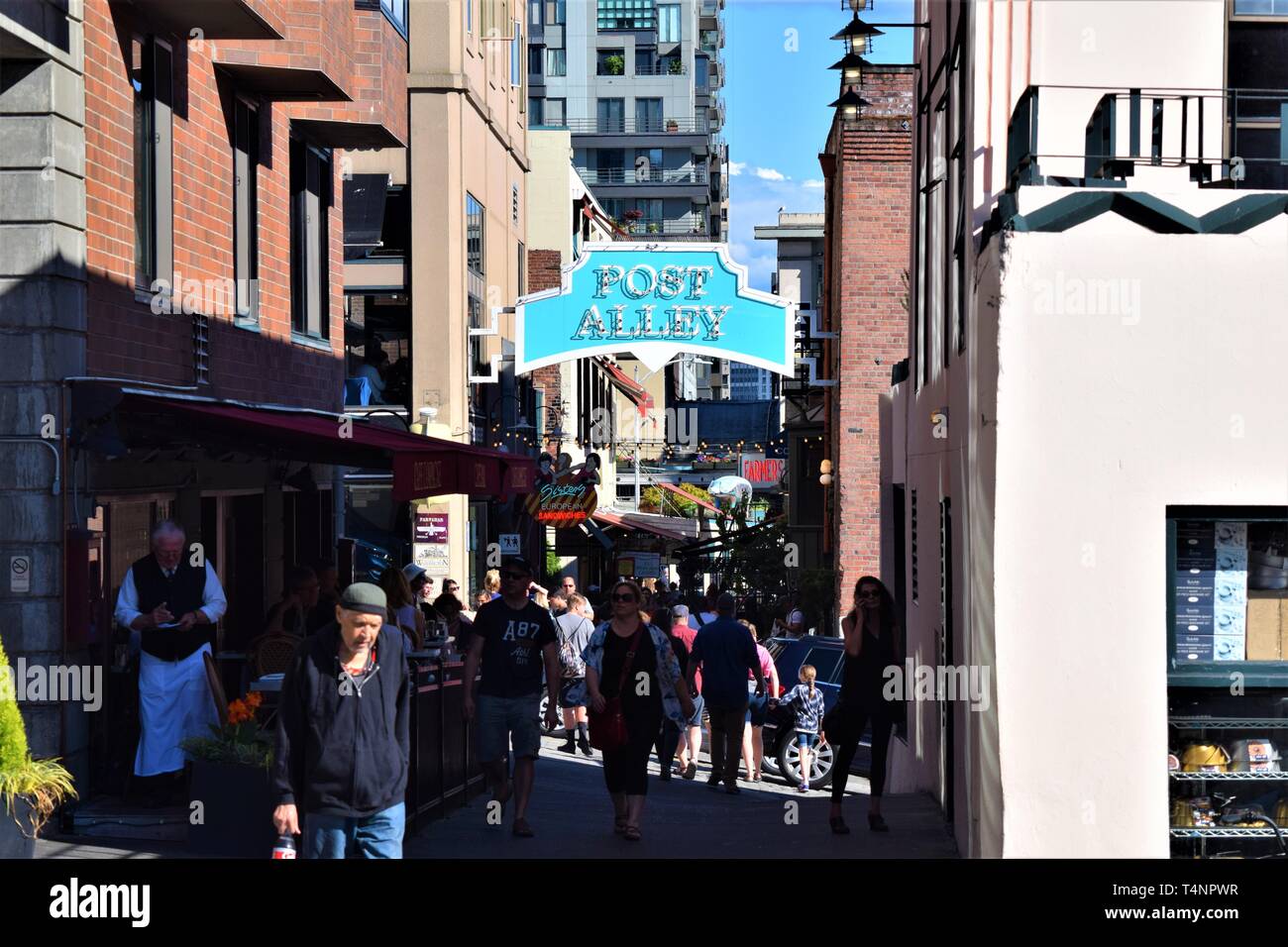 Post Alley in Seattle Stock Photo - Alamy