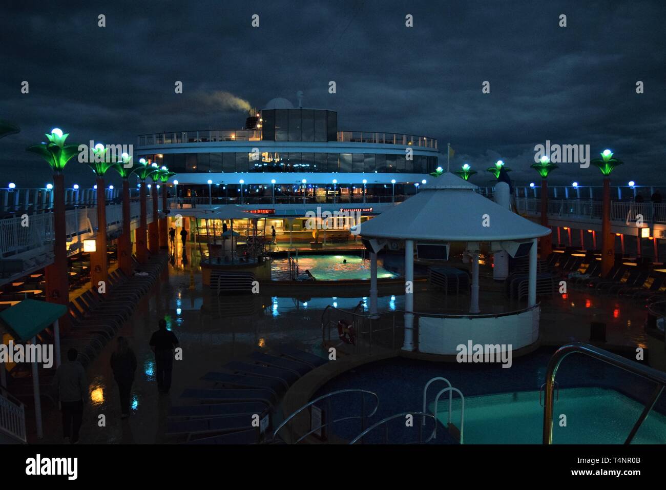 Ships deck at night hi-res stock photography and images - Alamy