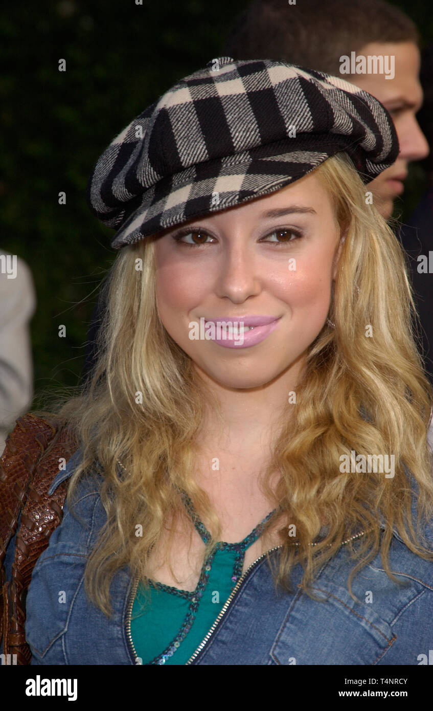 LOS ANGELES, CA. December 12, 2004: Actress SKYLER SHAYE at the world ...