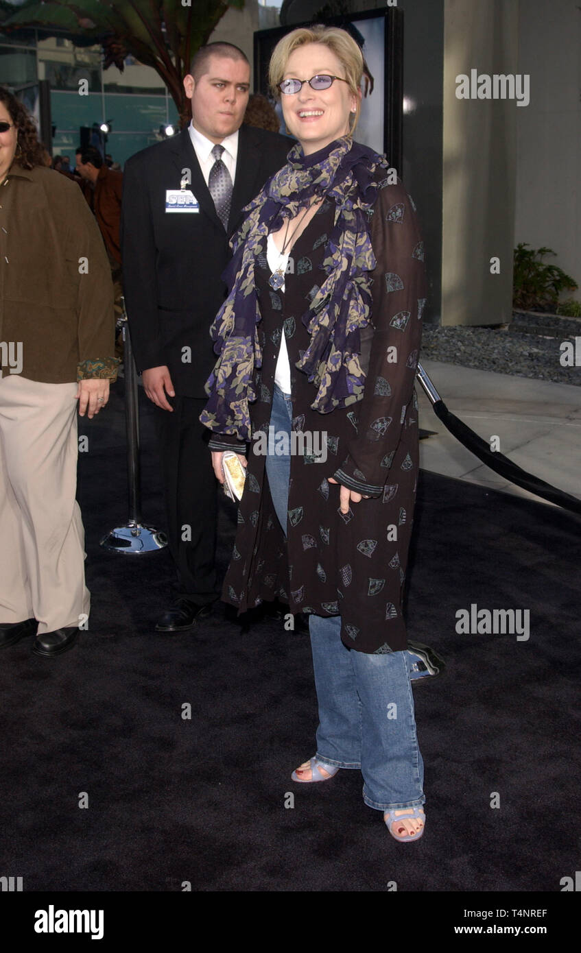 LOS ANGELES, CA. December 12, 2004: Actress MERYL STREEP at the world ...