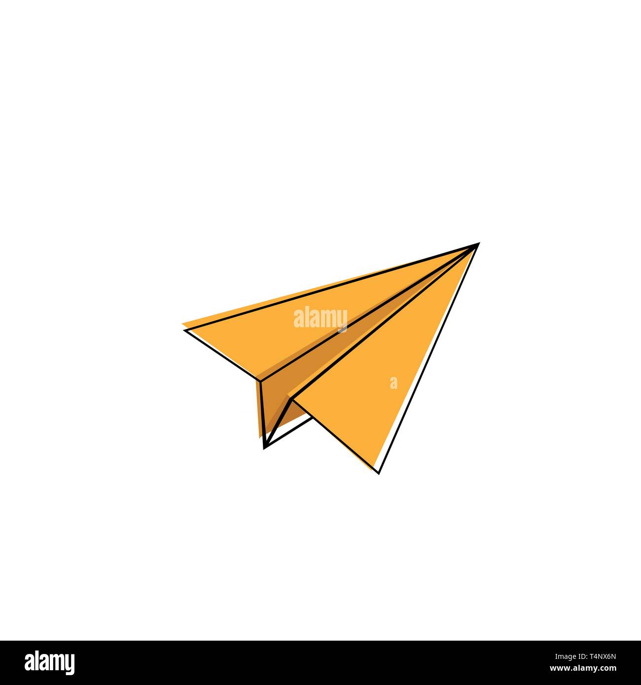 Paper airplane icon Stock Vector Images - Alamy