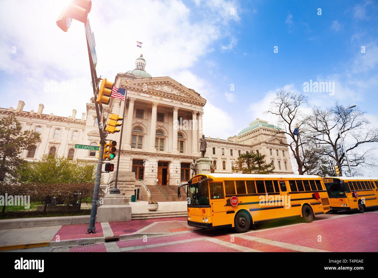 Indianapolis bus stop hi-res stock photography and images - Alamy