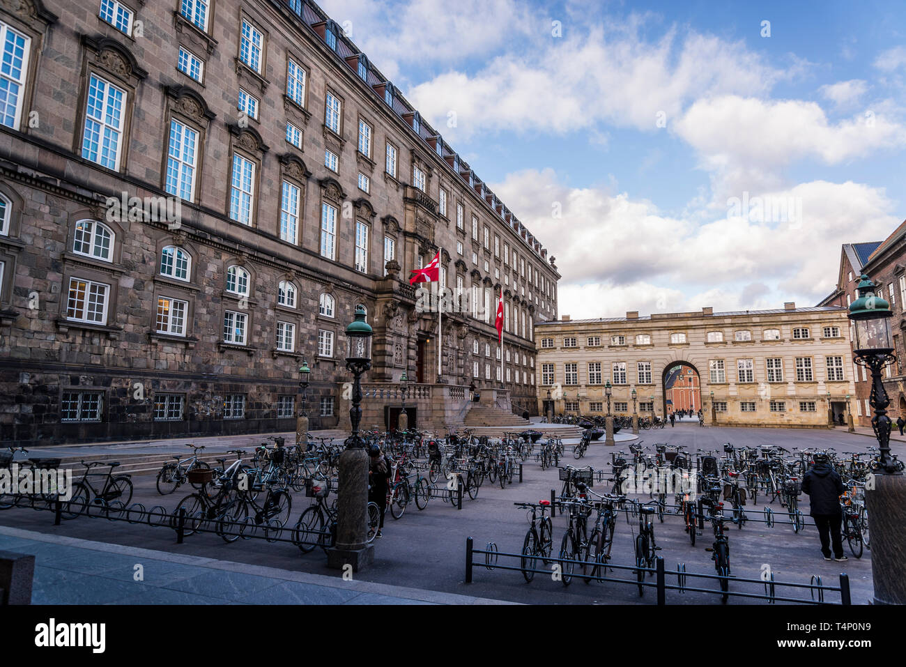 Government Office, Christiansborg Palace, Copenhagen, Denmark Stock ...