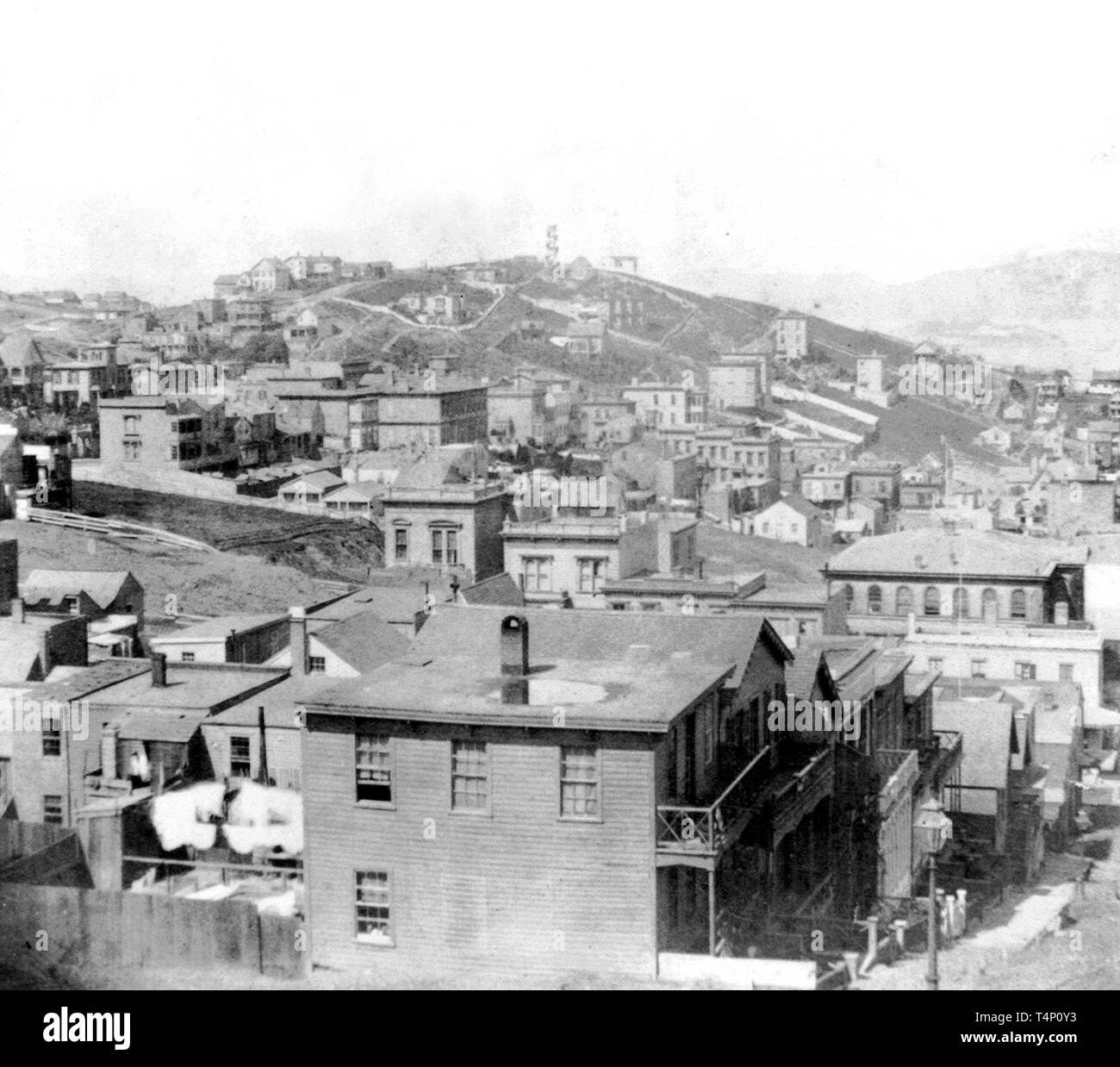 California History - Russian Hill from corner of Mason and Sacramento ...