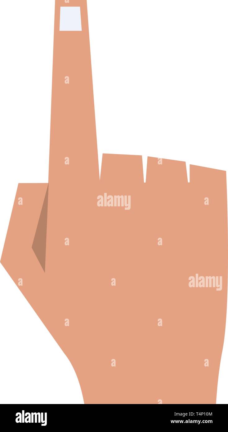 Hand clicking choice isolated Stock Vector Image & Art - Alamy