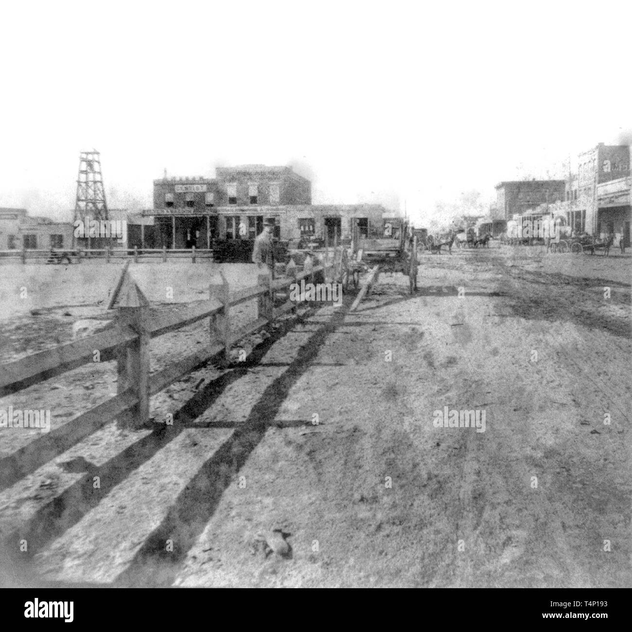 Nevada History - Carson Street, from the Plaza, Carson City ca. 1866 ...