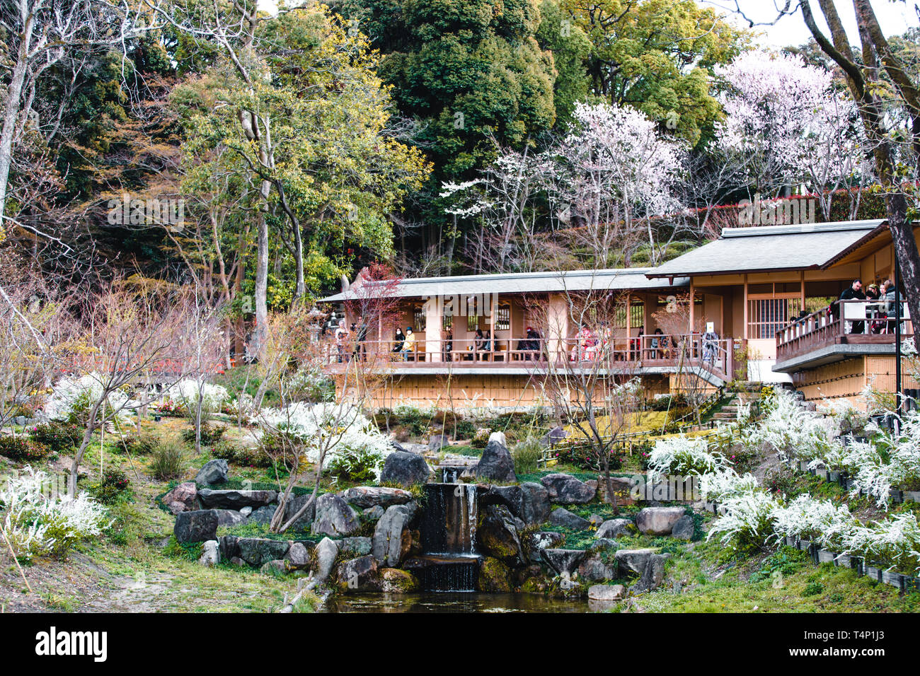 Tea house at Fushimi Inari-Taisha Shrine in Kyoto, Japan Stock Photo ...