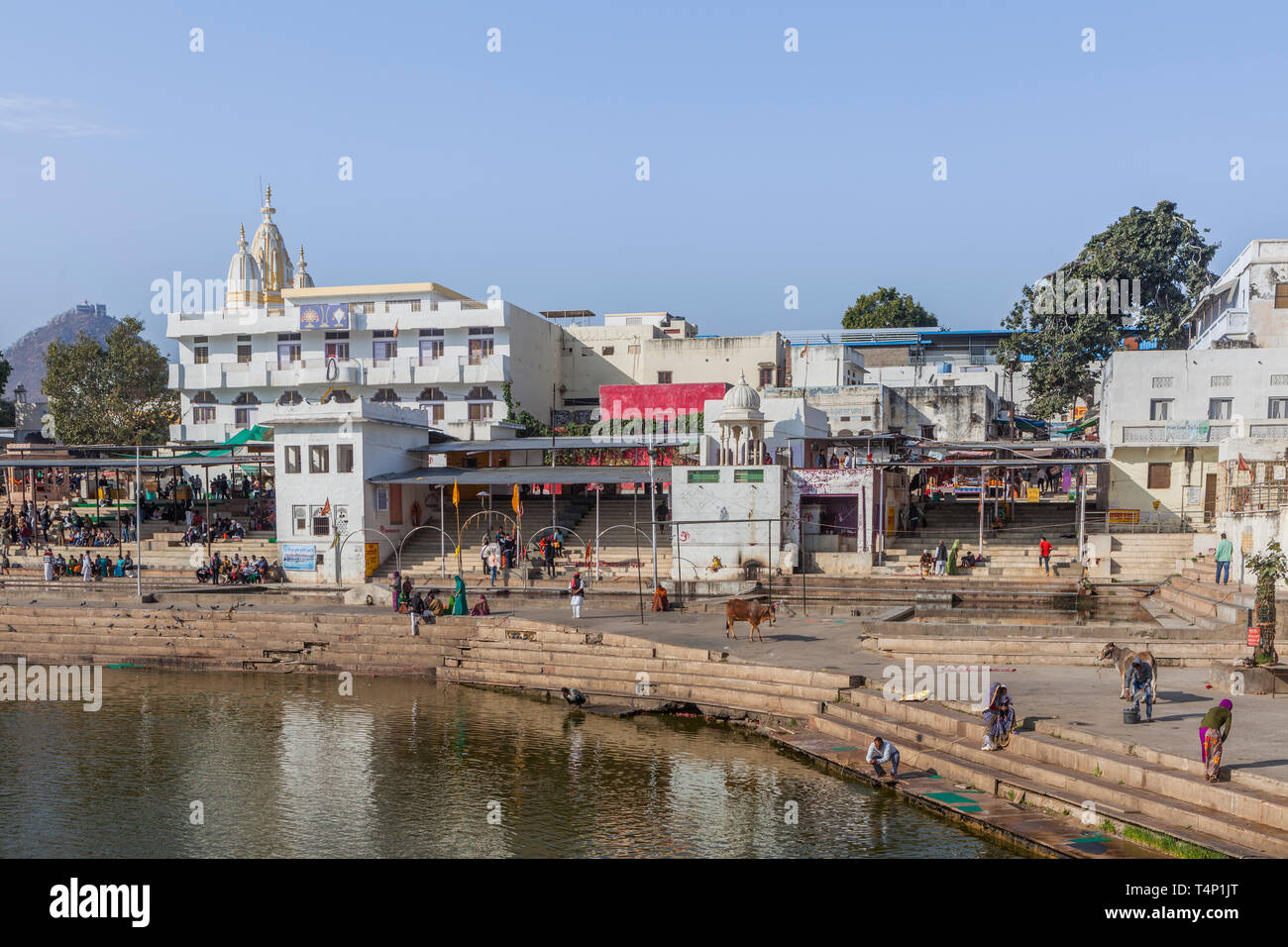 Pushkar lake or pushkar sarovar hi-res stock photography and images - Alamy