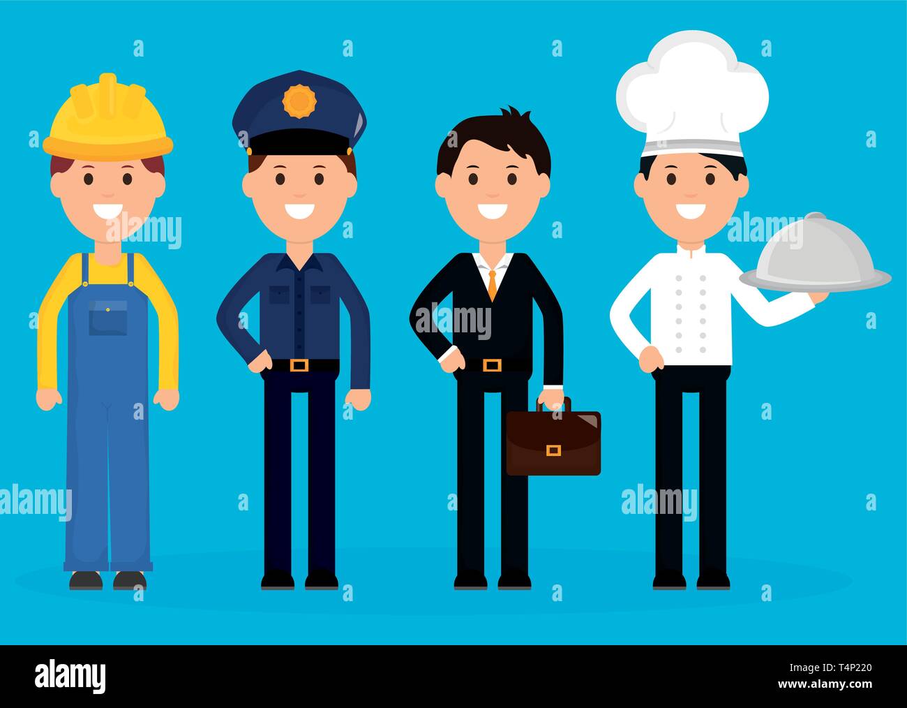 group of professionals workers vector illustration design Stock Vector ...