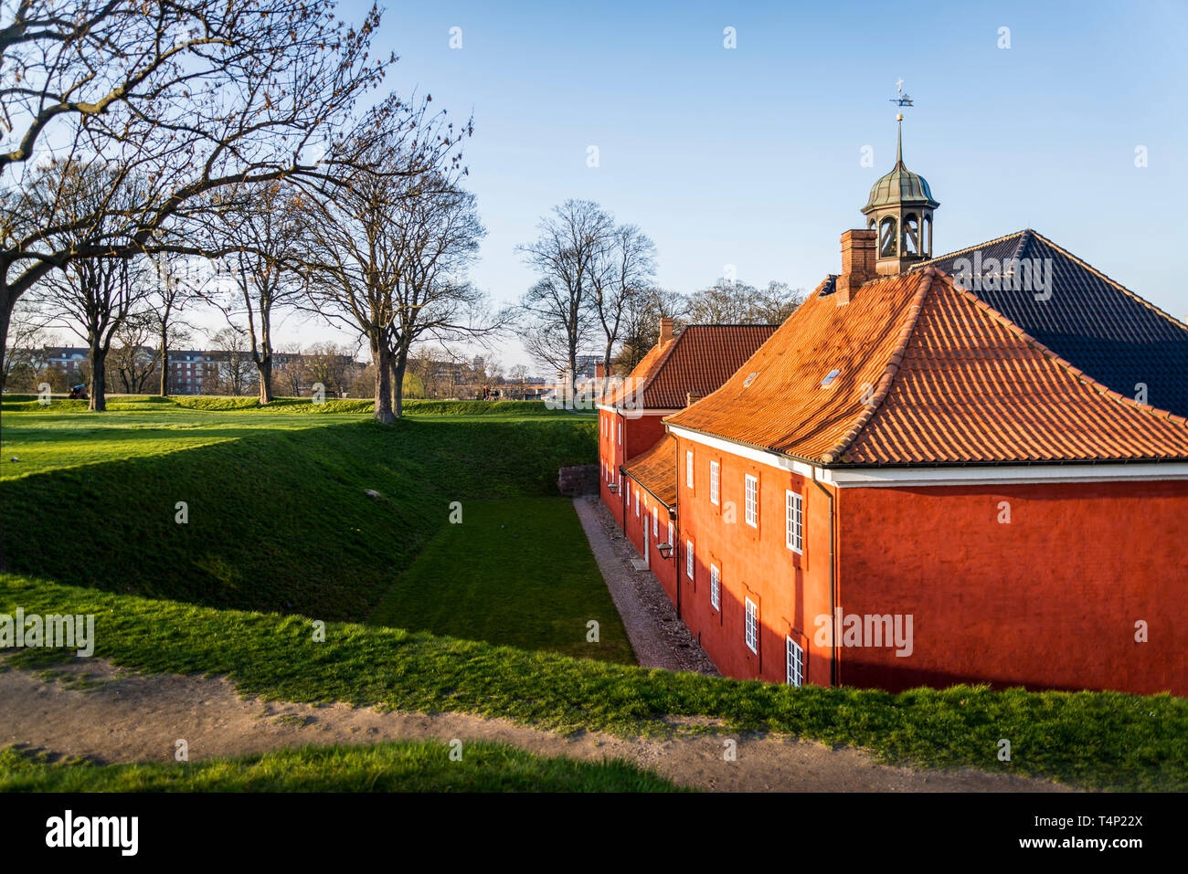 Kastellet, Star-shaped 17th-century fortress with ramparts, Copenhagen ...
