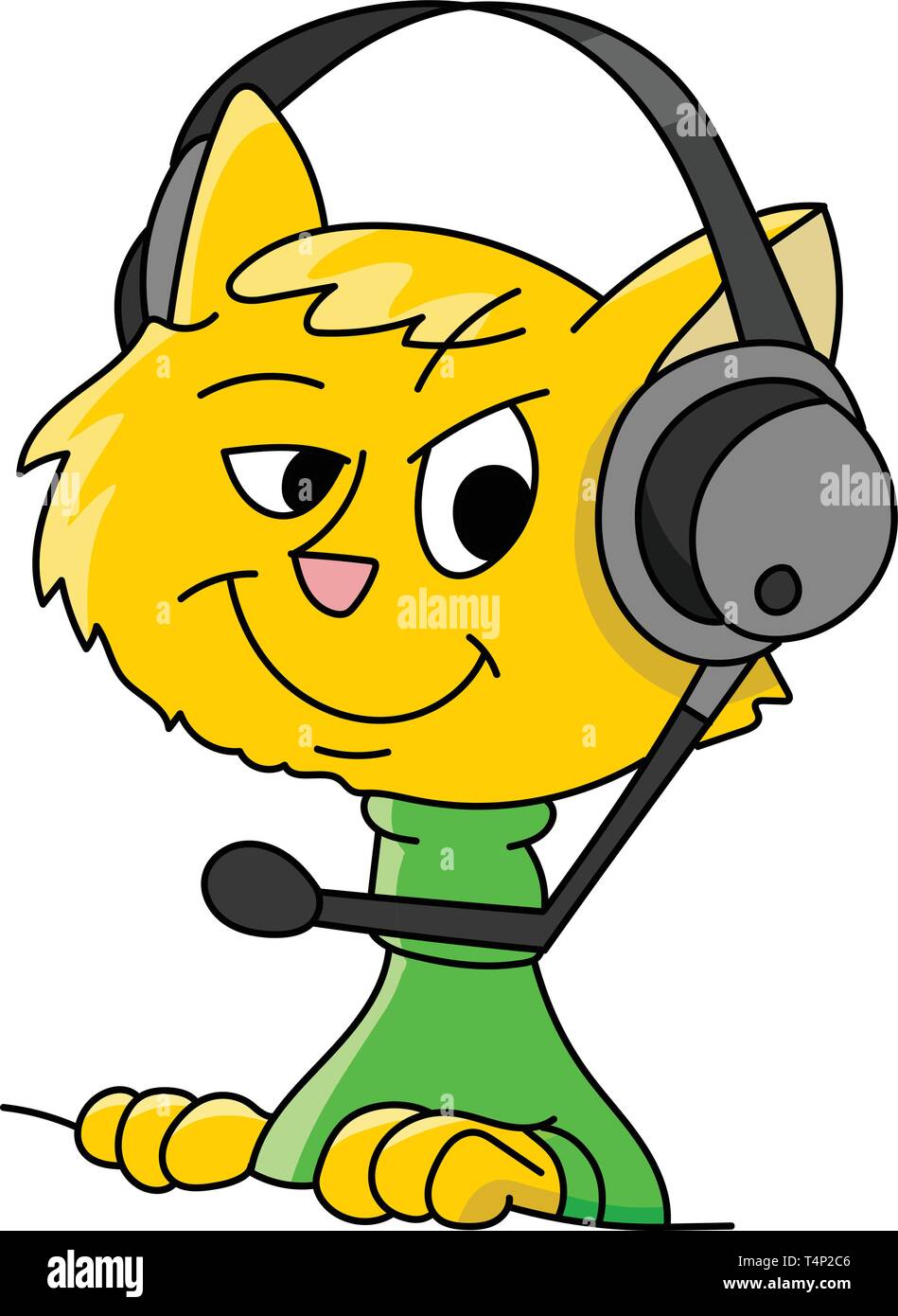 Customer service desk cartoon character hi-res stock photography and ...