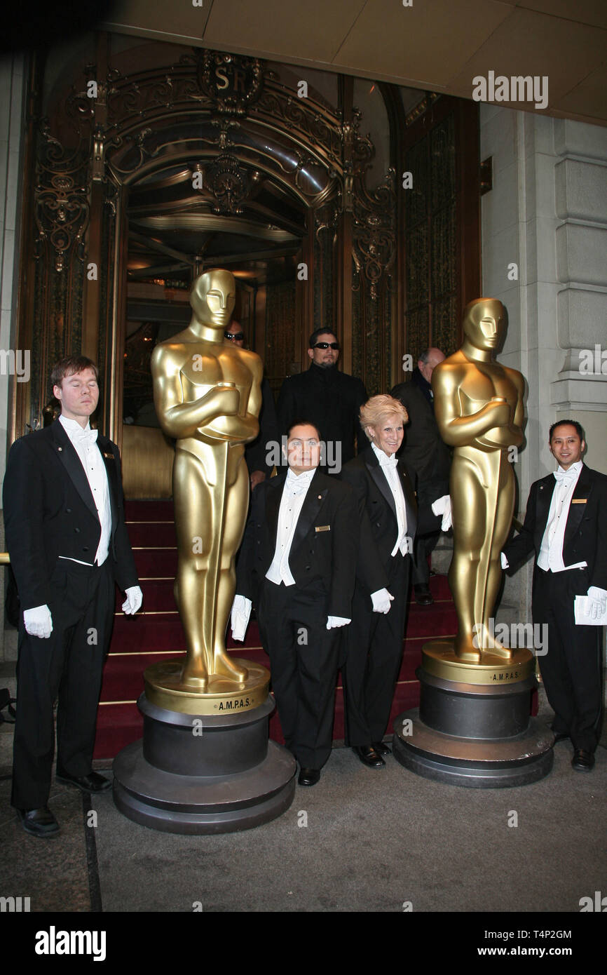 New York, USA. 21 Feb, 2007. St. Regis Staff at The arrifal of the New ...