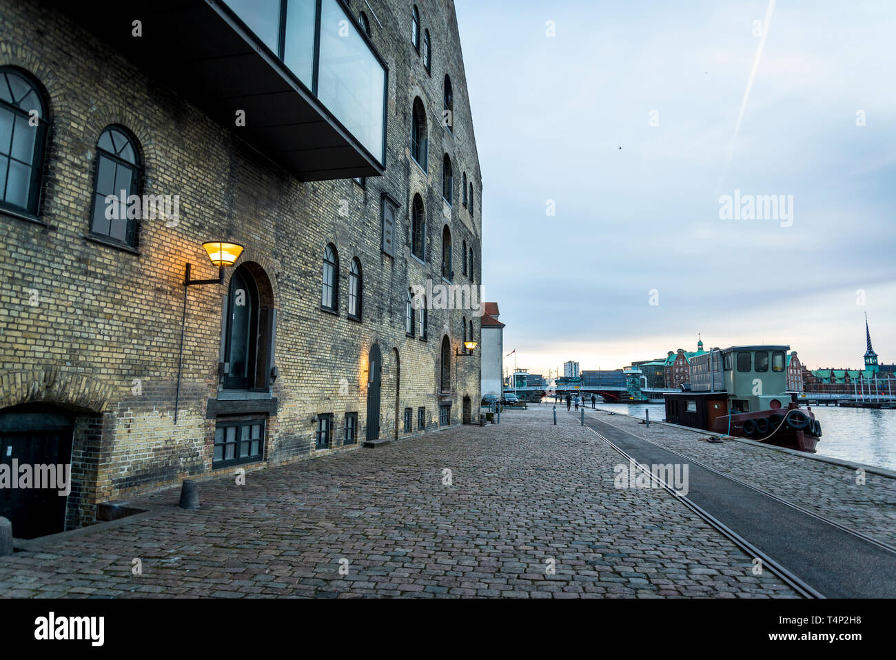 Old warehouse building, Christianshavn, Copenhagen, Denmark Stock Photo ...