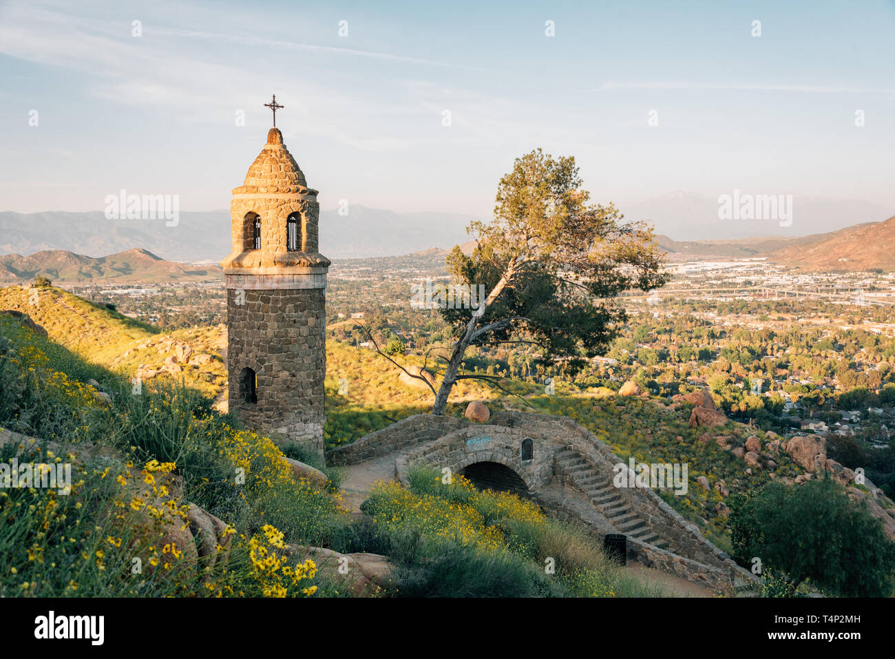 The World Peace Bridge on Mount Rubidoux, in Riverside, California ...