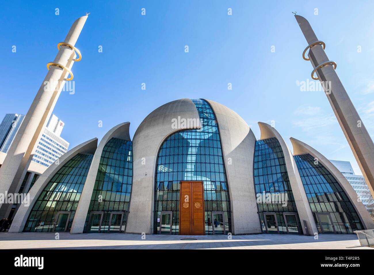 Mosque, DITIB Central Mosque, Cologne, Rhineland, North Rhine ...