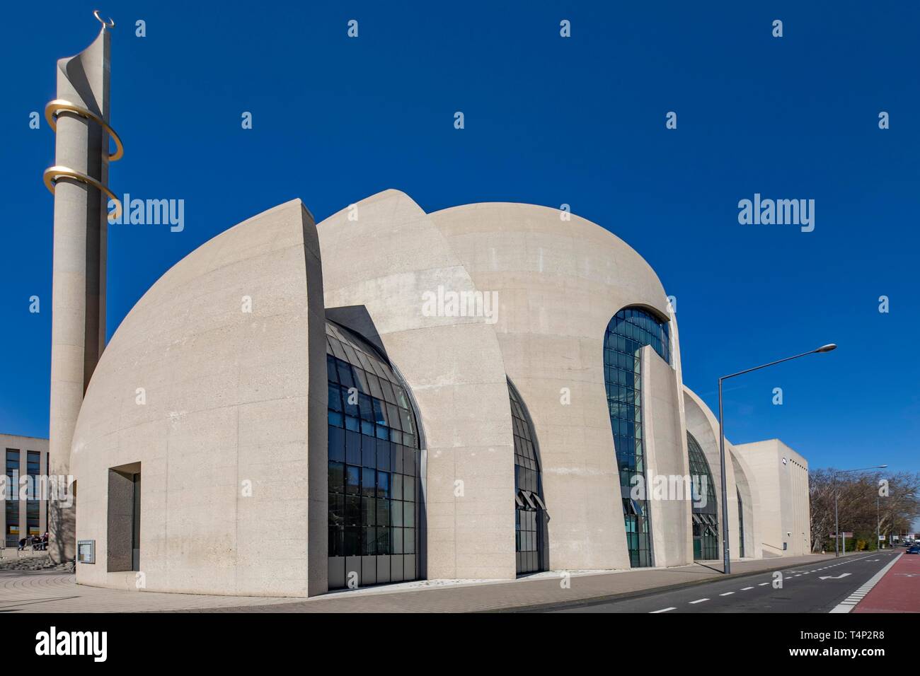 Mosque, DITIB Central Mosque, Cologne, Rhineland, North Rhine ...