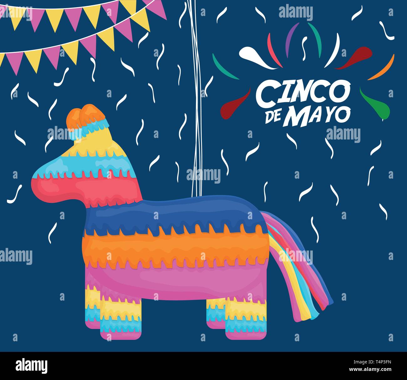 Hanging pinata Stock Vector Images - Alamy