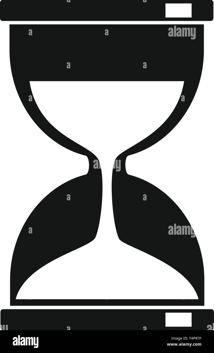 Magic hourglass icon. Simple illustration of magic hourglass vector ...