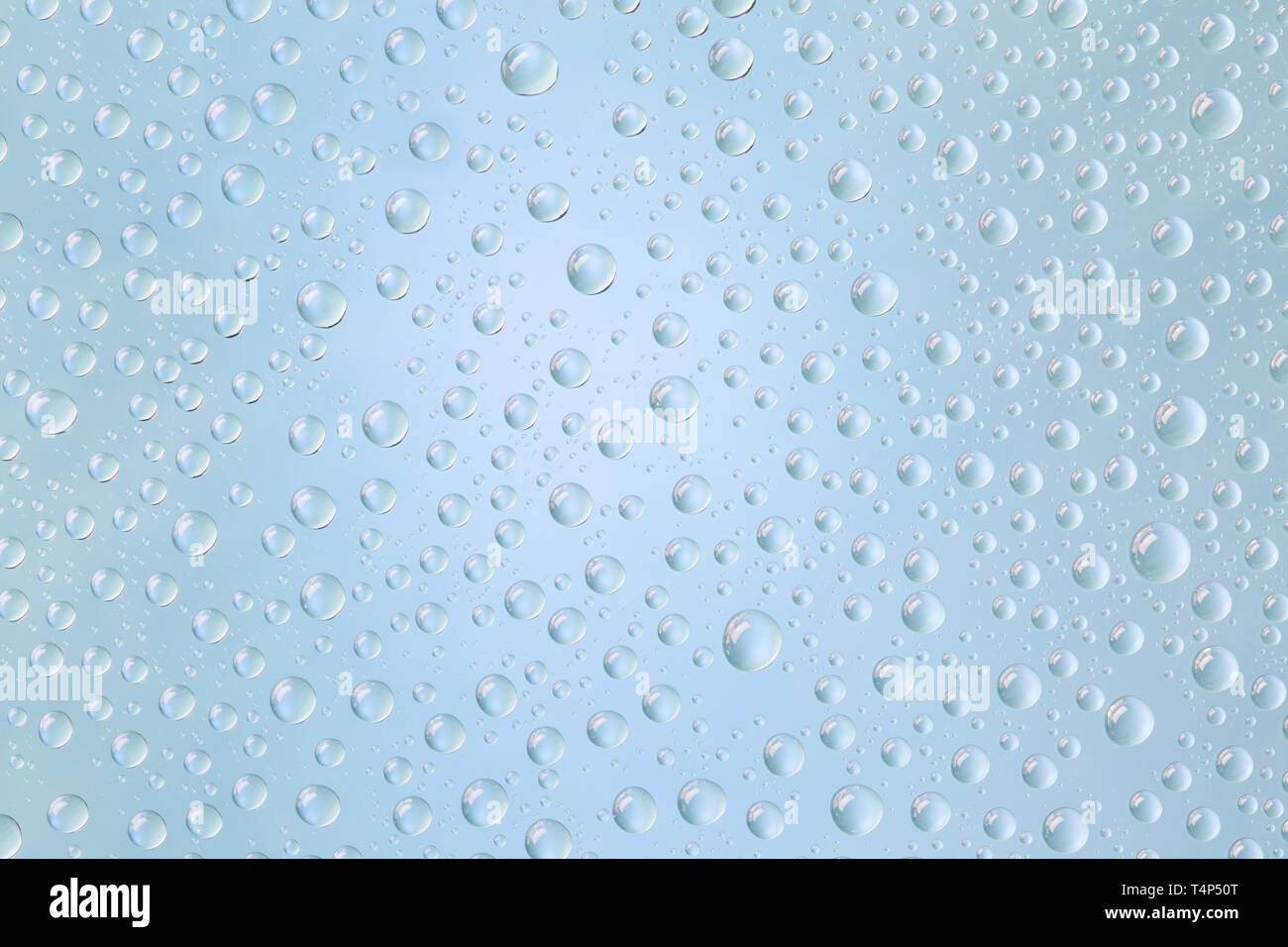 Beautiful water droplets of regular shape on frosted glass Stock Photo ...