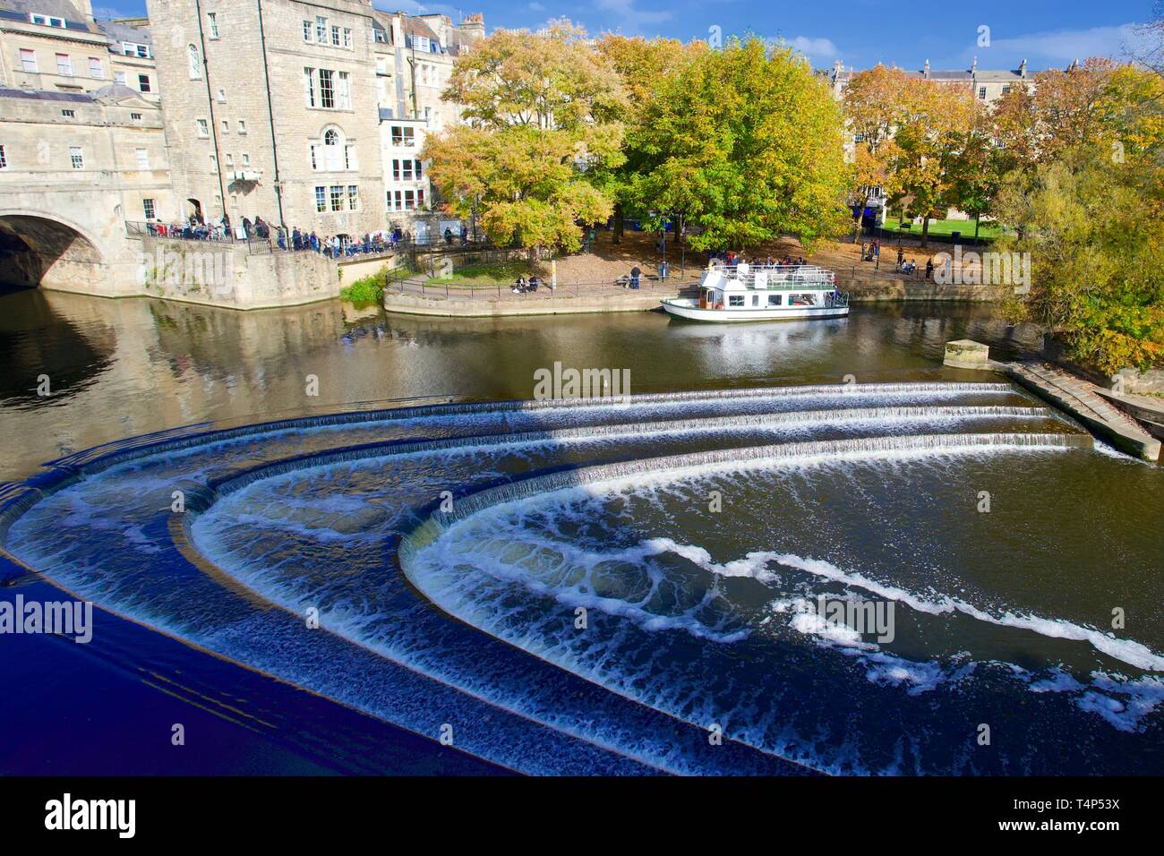 Pulteney Weir, Bath,Somerset, England Stock Photo - Alamy