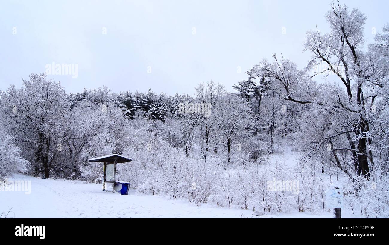 Canadian winter landscape hi-res stock photography and images - Alamy