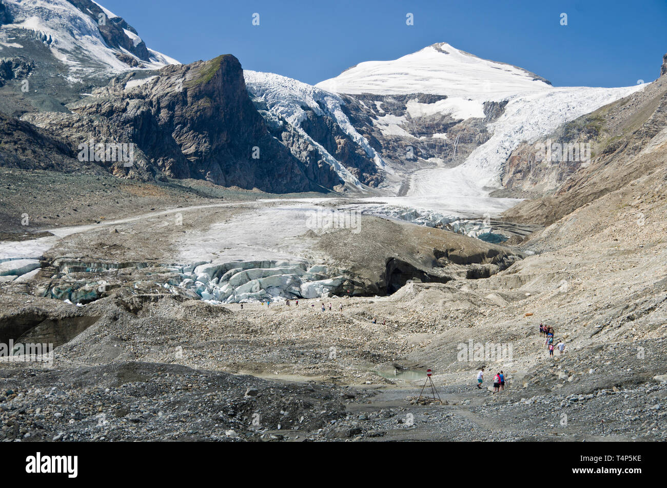 Pasterze Glacier, grossglockner, austria Stock Photo - Alamy