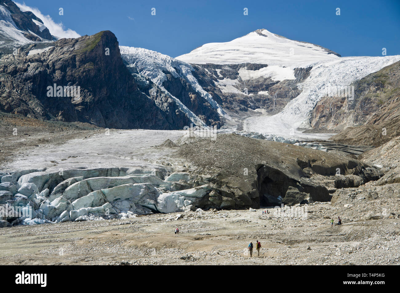 Pasterze Glacier, grossglockner, austria Stock Photo - Alamy