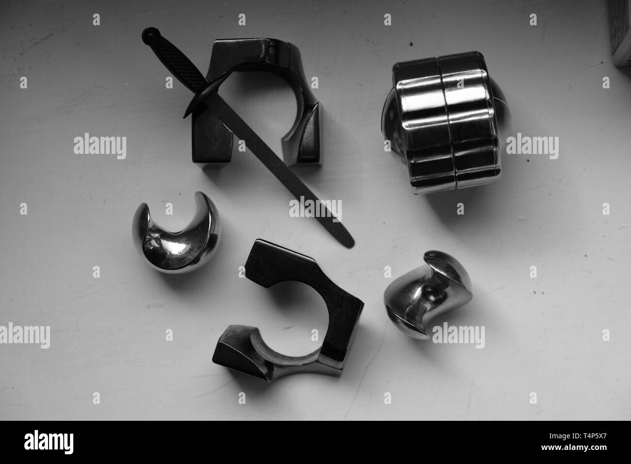 dissembled Japanese puzzle pieces Stock Photo - Alamy