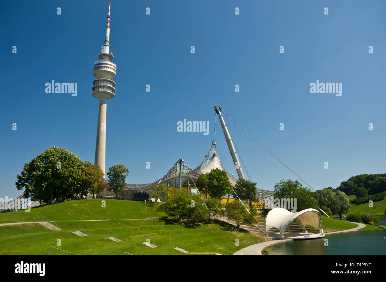 Olympic Park, Munich, Germany Stock Photo - Alamy