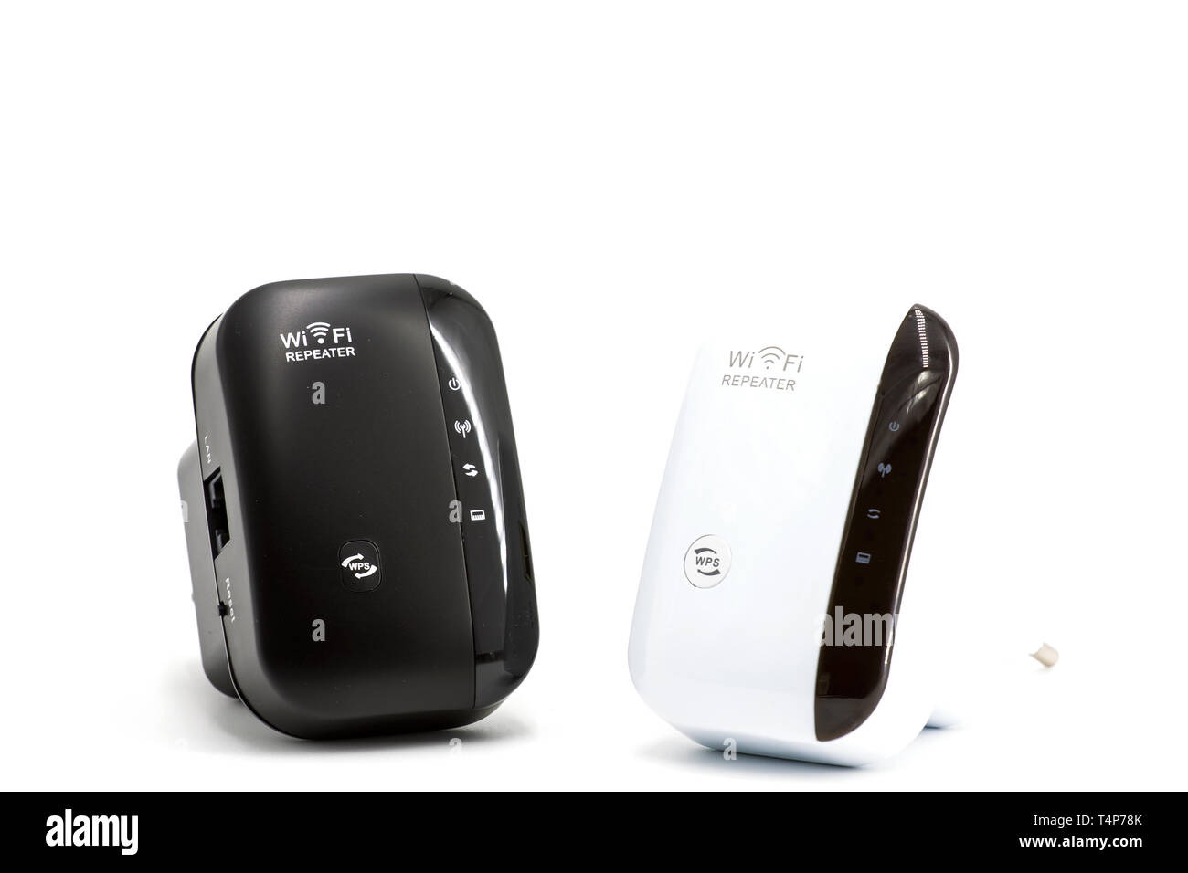 Wireless WiFi Repeater for your home network on a white background ...