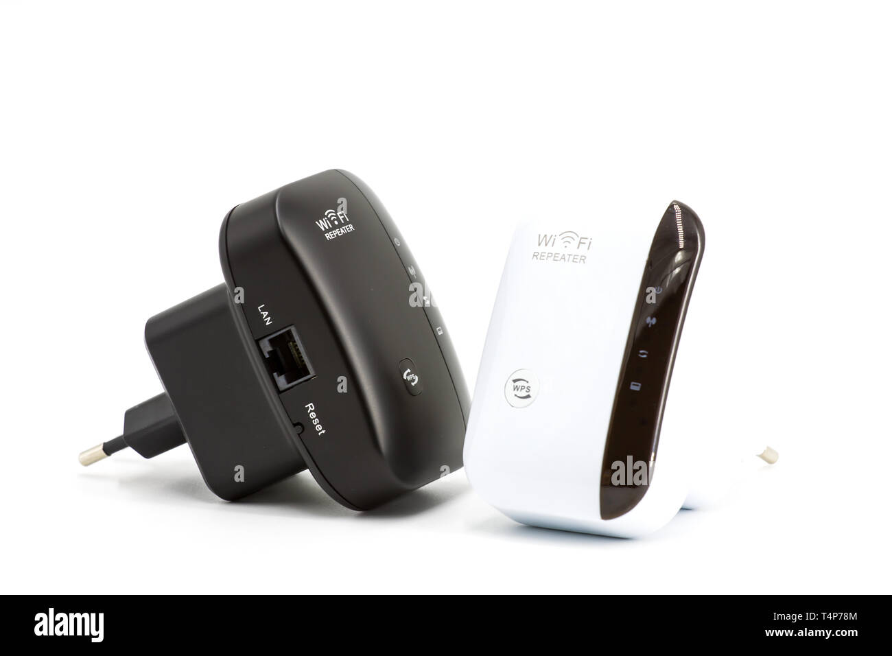 Wireless WiFi Repeater for your home network on a white background ...