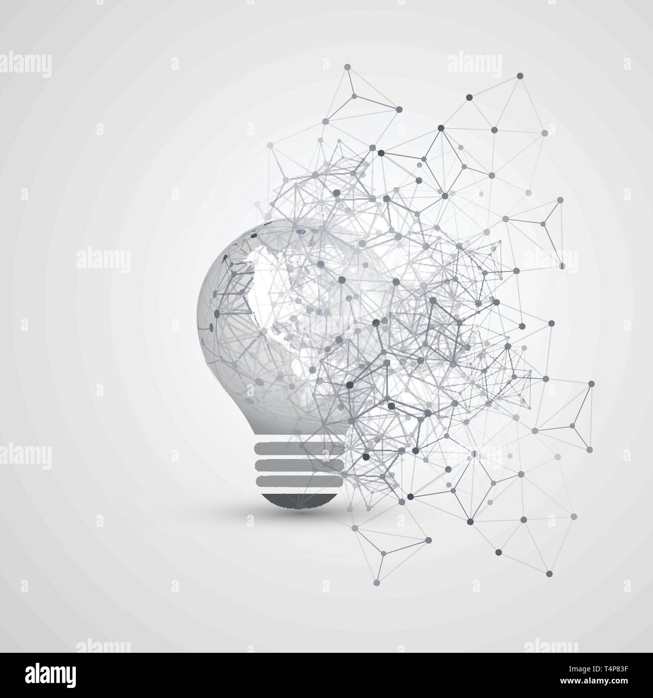 Abstract Electricity, Cloud Computing and Global Digital Network ...