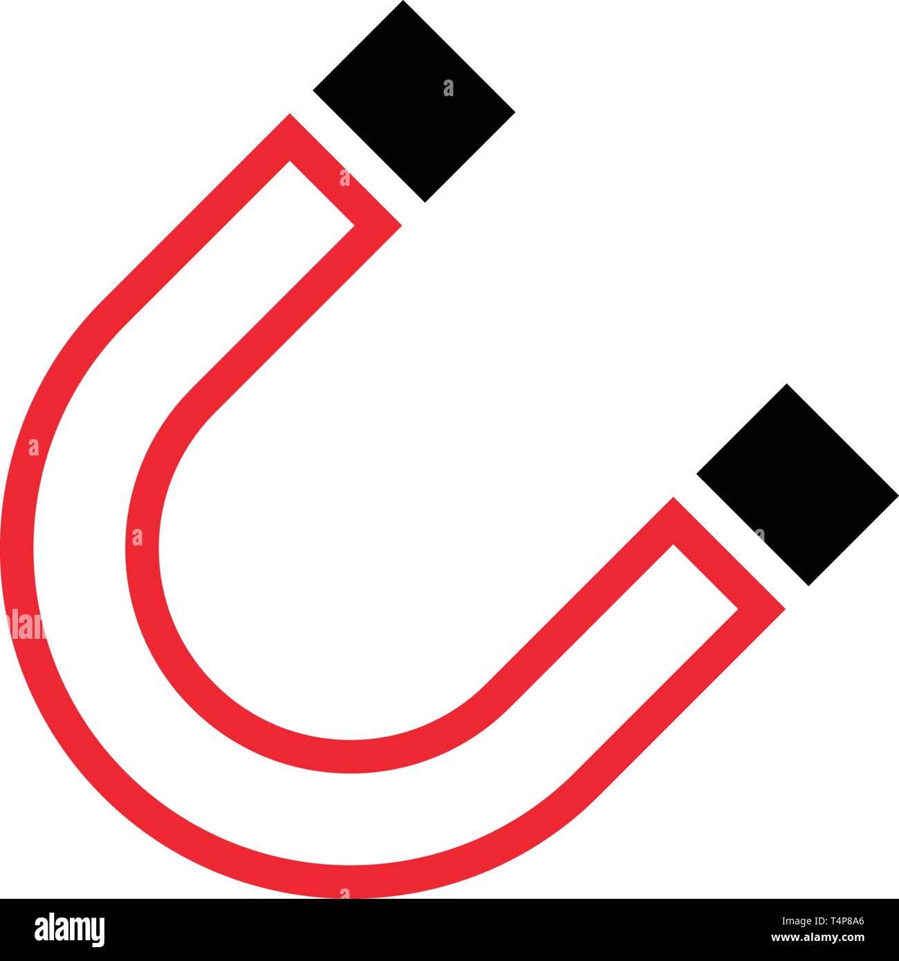 Magnet graphic design template vector isolated illustration Stock ...