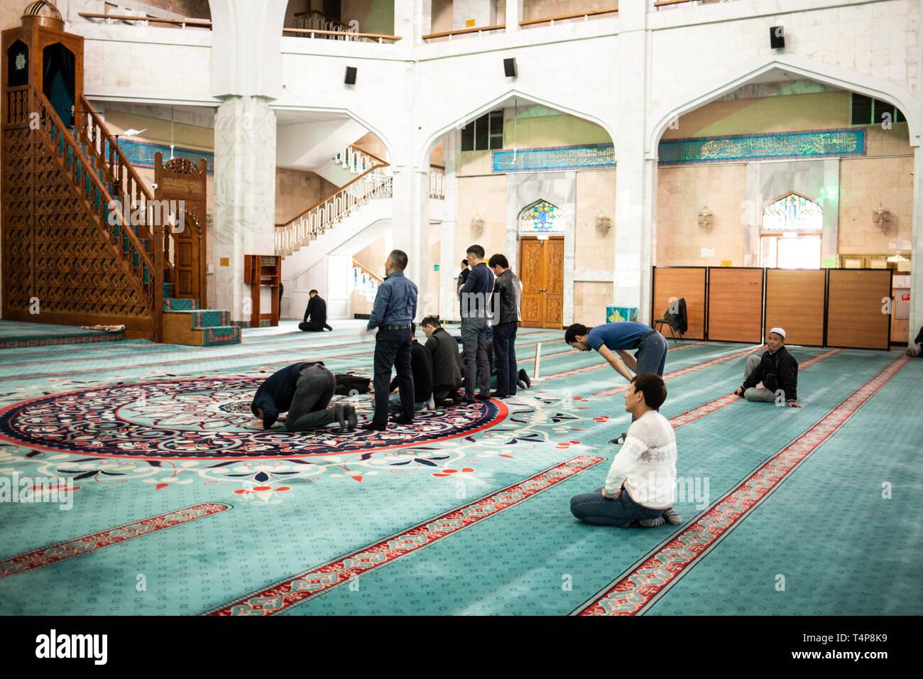 Meeting in the Mosque Stock Photo - Alamy