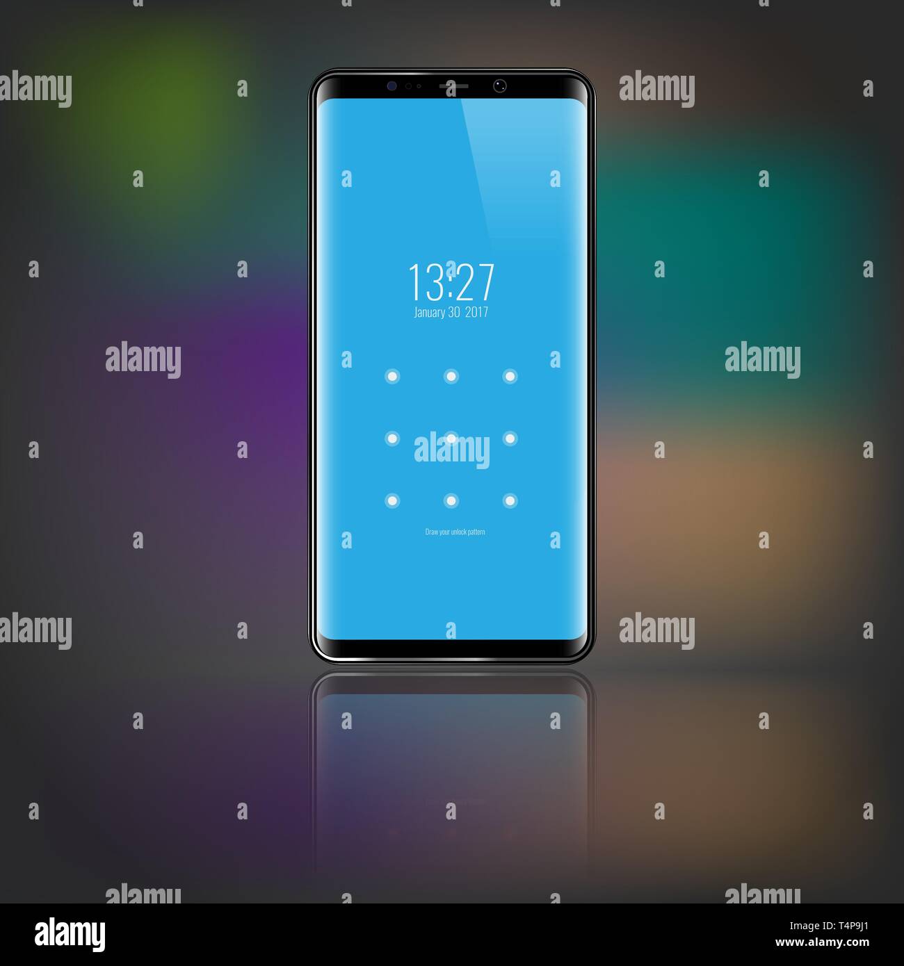 Passcode background Stock Vector Images - Alamy