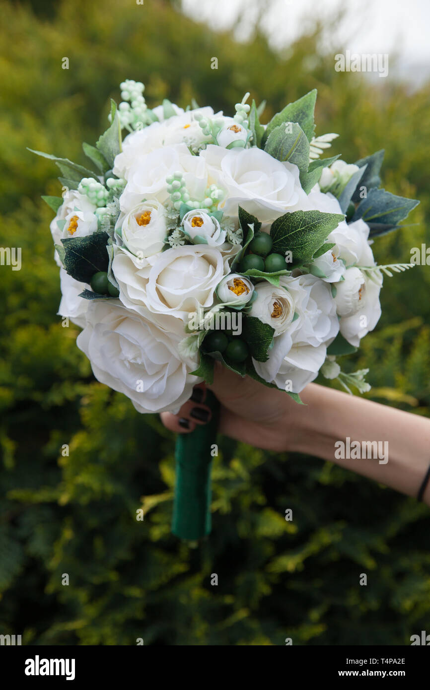 Beautiful artificial flower arrangements with vivid colors and natural ...